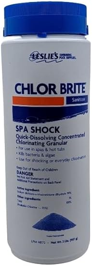 Amazon.com: Leslie's Chlor Brite Sanitizer Spa Shock 2 Lbs