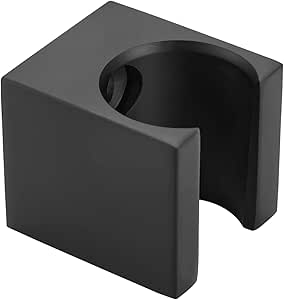 Cinwiny Square Hand Held Sprayer Holder Wall Mounted Matte Black Shower ...