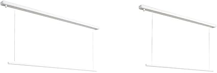 Amazon | 川口技研 ホスクリーン ホワイトURM-L-W & ホスクリーン URM-S-W 面付型【セット買い】 | 物干し金物