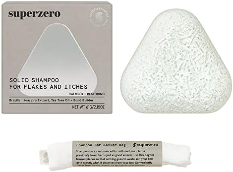Amazon.com : superzero Soothing Scalp Shampoo Bar for Flaky & Itchy ...