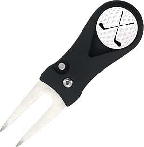 Amazon.com : Myartte Golf Divot Repair Tool Switchblade Divot Tools ...
