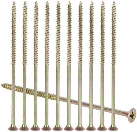 ForgeFix Multi-Purpose Single Thread Screws | 6.0 x 150mm | Zinc Yellow ...