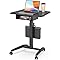 Amazon.com: JOY worker Mobile Standing Desk with Storage Drawer ...