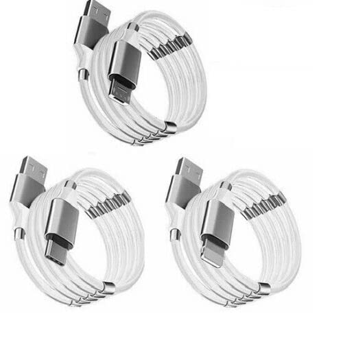 Amazon.com: USB Charge Cable Self Winding Cable Cord for Charging Or ...