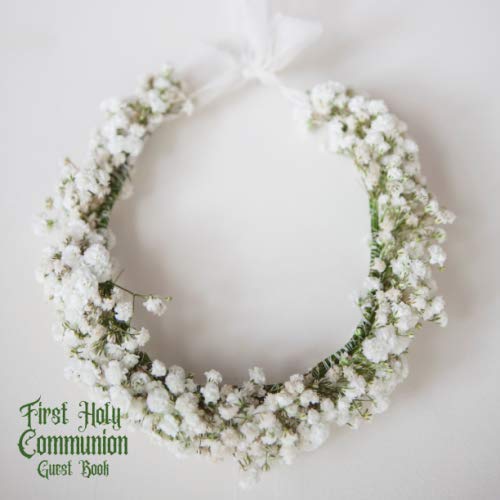 First Holy Communion Guest Book: Keepsake Message Memory Book With Gift ...