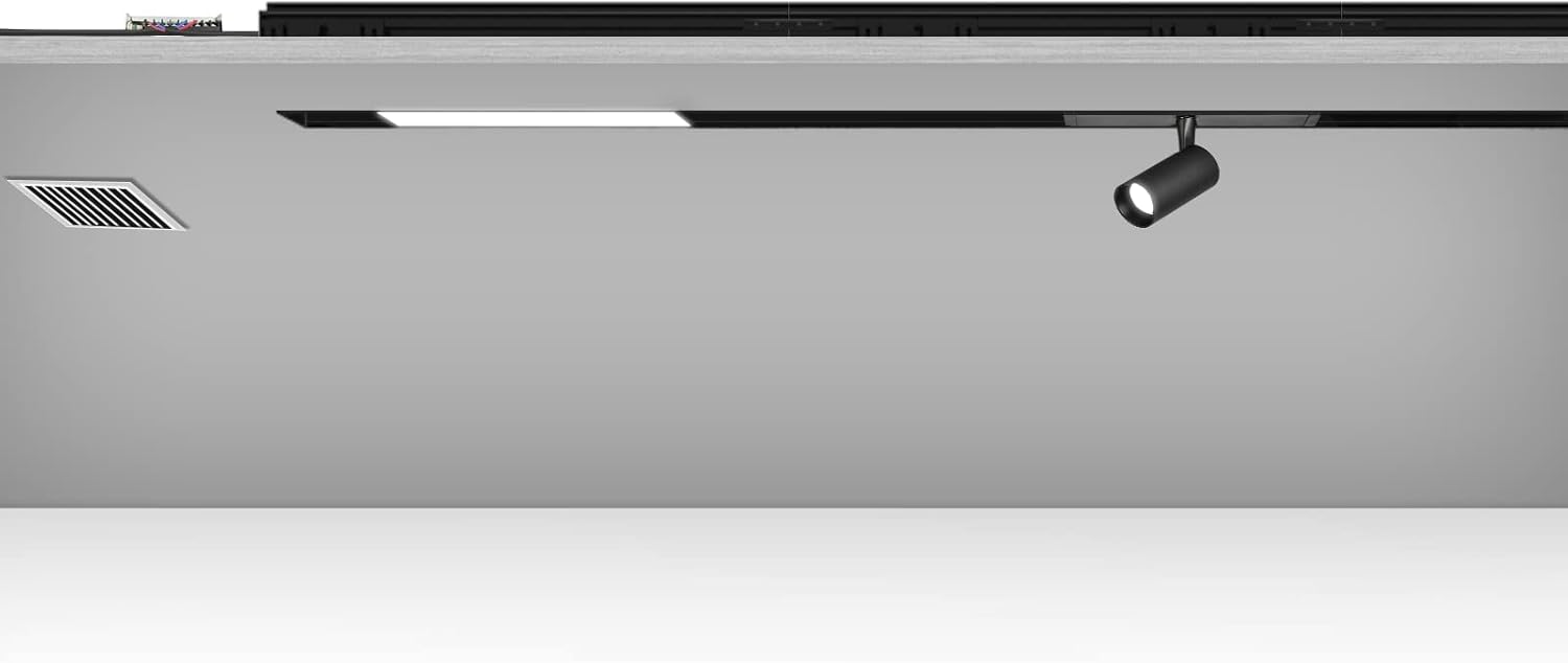 SCON XTB028 Recessed Magnetic Track Lighting Bundle, 200W Driver & 118 ...