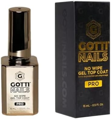 Amazon.com : Gotti Nails Gel Top Coat - No Wipe, Non Yellowing, Stain ...