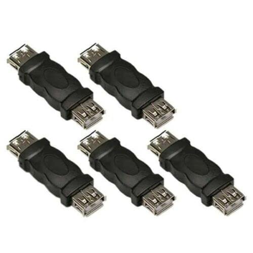 TUDIN 5X USB A Female to USB A Female Gender Changer Coupler Joiner ...