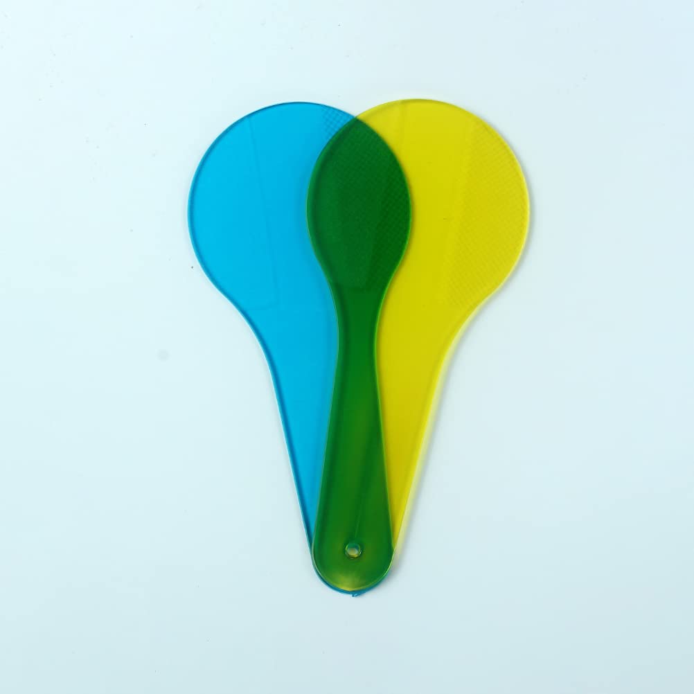 Color Paddles For Education Aazon.co: Junfailee 6Pcs Colorful Paddles ...
