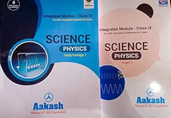 Buy Aakash Integrated Module Science Physics Study Package 1&2 Class 9 ...