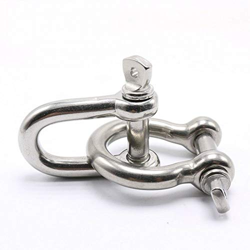 M4-M16 Heavy Duty Shackle Buckle 304 Stainless Steel Shackle D-Shaped/U ...
