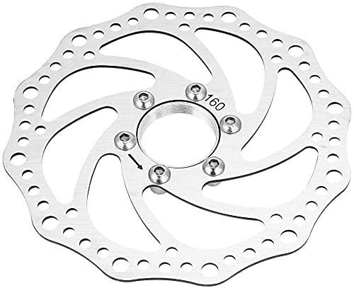 KEYCRAZE Cycle Disc Rotor - 160mm Bike Disc Plates for Disc Brakes ...