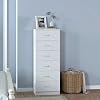Amazon.com: Panana Modern 6 Drawer Vertical Dresser, Wood Tall Chest of ...