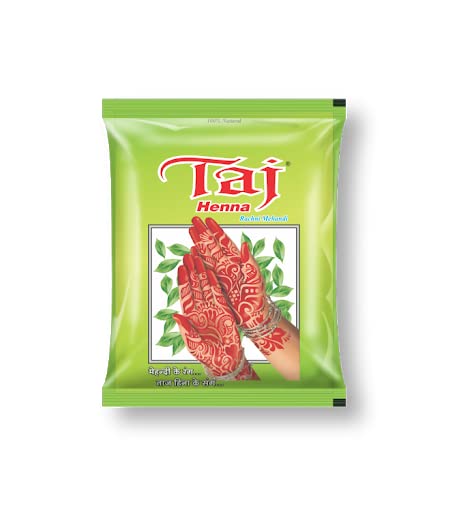 Buy Taj Natural Henna/Mehandi Powder For Hair, Hand and Feet 1Kg Online ...
