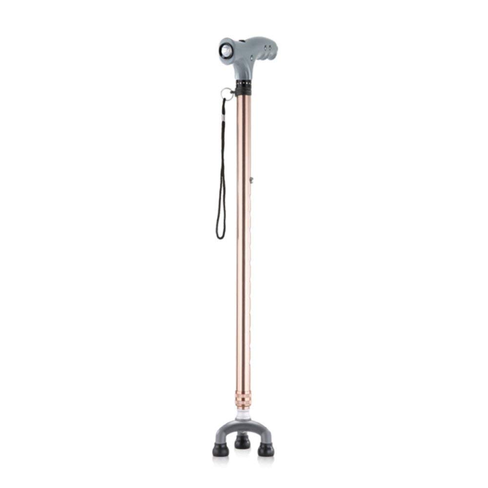 Buy FMOGE Walking Stick Elderly Man Adjustable Height Illuminated ...