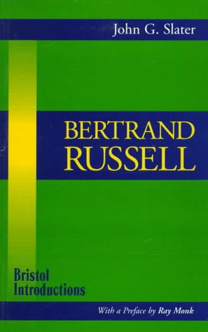 Bertrand Russell: Slater, John G.: 9781855063464: Amazon.com: Books