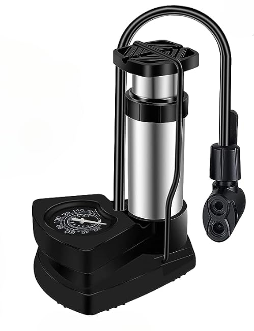 Zhan Ma Portable Mini High Pressure Dual Head Foot Air Pump Activated ...