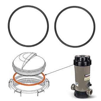 Amazon.com: CLX200K O-Ring for Hayward Pool Chlorinator Lid CL200 ...