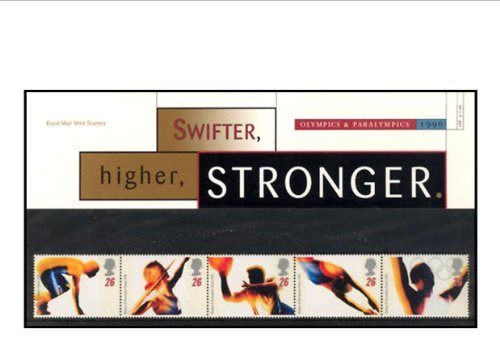 Royal Mail 1996 Olympics & Paralympics Swifter, Higher, Stronger ...