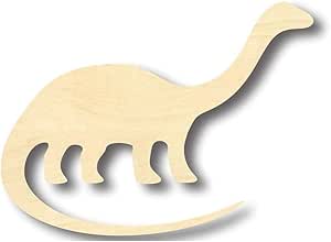 Amazon.com: Unfinished Wood Brontosaurus Shape Dinosaur Craft up to 46 ...