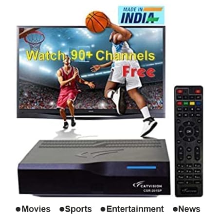 Catvision Doordarshan Freedish MPEG 2 Standard Definition Set Top Box ...