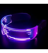 Amazon.com: NIUCOO LED Visor Glasses Light Up: [7 Colors 4 Modes ...