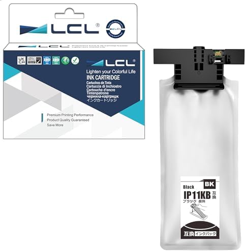 Amazon.co.jp: LCL エプソン用 IP11 IP11B IP11KB 顔料 (1パック ブラック) 互換インクカートリッジ 大容量 対応機種： PX-M887F PX-S887 ...