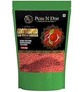 PURE N DESI Mathania Red Chilli Powder,200Gm|Sun Dried Rajasthani ...
