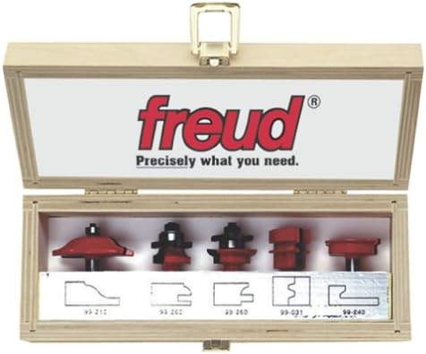 Amazon.com: Freud 95-200 Advanced Cabinet Door Router Bit Set ...