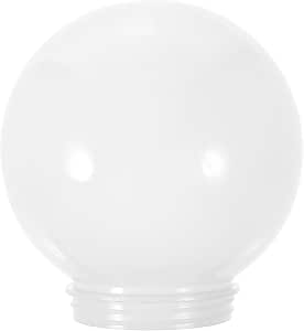 Acrylic Globe Lamp Shade：White Acrylic Lamp Post Globe Replacement ...
