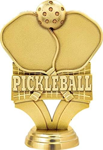 Pickleball Trophies, Customized Pickleball Gold Stars Trophy, Great ...