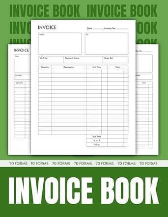 Invoice Book Self Employed: A4 Invoice Record Book with VAT, Ideal for ...
