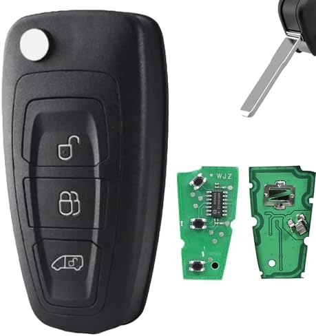 GZXNKEY For Ford Key Fob 433Mhz 4D63 Chip For Ford Transit Key Fob ...