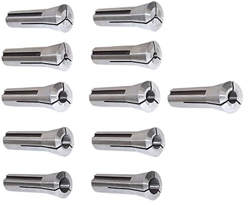 11 PC R8 Collet Set 1/8"- 3/4" Bridgeport Mill Holder - Amazon.com