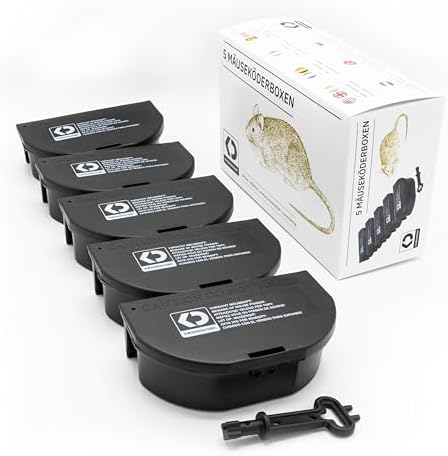 Mice&Co 2 Estaciones de Cebo para Ratas y Ratones - Trampas para Ratas ...