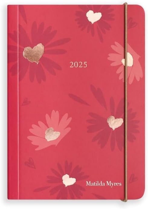 2025 Diary from Matilda Myres | A6 Size | Day to a Page Diary | Planner ...
