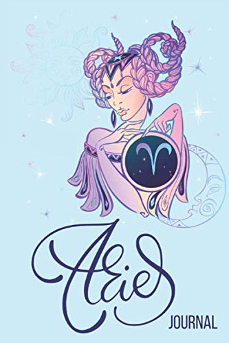 Aries Journal: Zodiac Signs and Symbols Artwork on cover of Horoscope ...