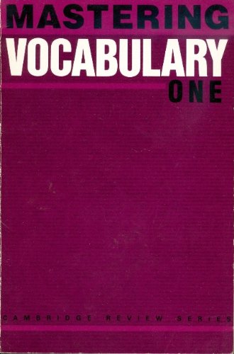 Mastering Vocabulary (Cambridge review series) Book One: Tyler, Vicki ...