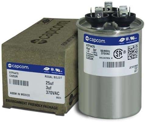 Amazon.com: Genteq c3455r GE Round Capacitor 45 5 uf MFD, 97F9895 ...
