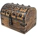 Amazon.com: Nautical Cove Wooden Pirates Treasure Chest Box Pirate ...