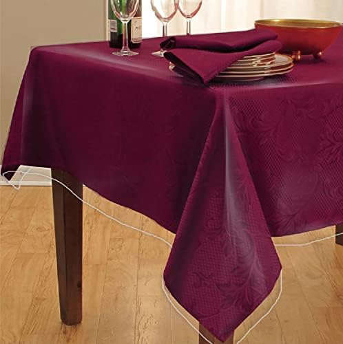 PIC Clear Heavy Duty Vinyl Tablecloth Protector, Water and Stain ...