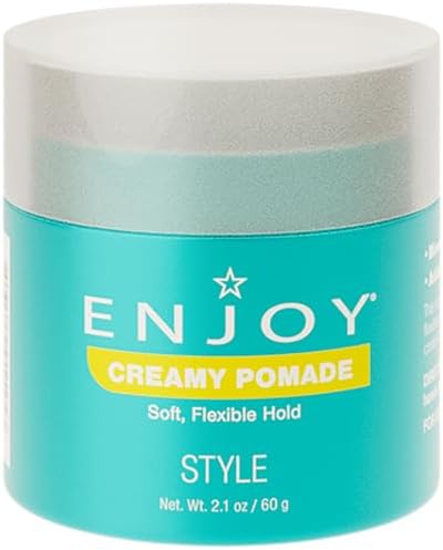 Amazon.com: Enjoy Creamy Pomade - Lightweight Non Greasy Soft Flexible ...