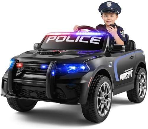 Amazon.com: 12V Kids Ride On Police Car, Licensed Dodge Durango ...