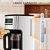 Amazon.com: Xbeauty Coffee Maker, Drip Coffee Machine, 14-Cup Glass ...