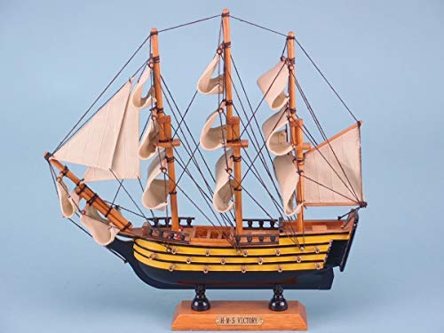 SDL Imports Handmade Model of HMS Victory - Collectible Ship Figurine ...