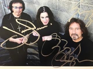 Framed Sabbath Band Autograph with Certificate of Authenticity – Yaxa ...