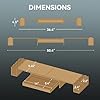 Amazon.com: WELL WENG Riser for 2 Larger Monitors, Dual Stand With ...