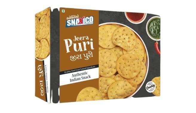 SNAXICO Jeera Puri Snack | Delicious Namkeen and Snacks | Ready to Eat ...
