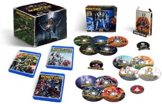 Robotech (Complete Series) + Action Figure - 13-Disc Box Set (Blu-Ray ...