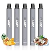 Amazon | HOOLOO 電子タバコ 使い捨て ベイプ vape 7,500回吸引 24種風味 5本 爆煙 液漏れ防止 シーシャ ...